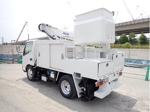 H18 トヨタ トヨエース 高所作業車 アイチSK10B 9.7m 全塗装済 車検R4.9.9まで！通信工事・看板設置などに！！車両型式:PB-XZU301A エンジン型式:S05D | 高所 ...