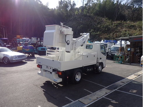 電気工事・通信工事などに！H18 三菱キャンター 高所作業車 アイチSK10B 電工仕様 9.7m FRPバケット 全塗装済 再生中古高所作業車販売 PA-FE73DB 4M50 | 高所作業 ...