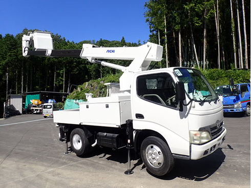 H19 日野デュトロ 高所作業車 アイチSK10B 9.7m FRPバケット 整備・全塗装済 通信工事・外壁塗装・各種メンテナンスなどに!BDG-XZU304X | 高所作業車 | 中古 ...