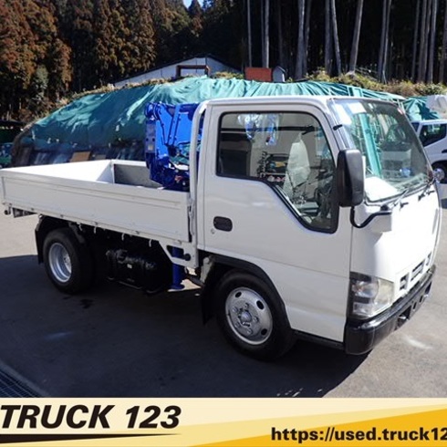 H17 日産 アトラス イスズエルフOEM 3t 標準10尺 横置 4段 クレーン ラジコン ZR224 タダノ スムーサー車 エンジン整備済・全塗装済 簡易クレーン PB-AKR81A ...