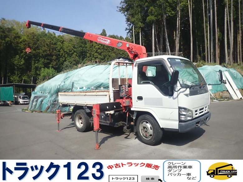 4段ラジコン・リアジャッキ付！H18 イスズ エルフ 積3.65トン 標準幅11尺ボディ 走4.7万km 古河ユニック 2.93t吊 整備済のお車です！ | クレーン・穴堀建柱車 | 中古 ...